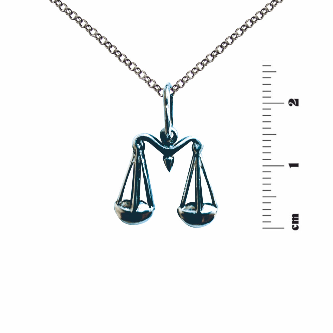 Libra silver pendant | Golden Flamingo