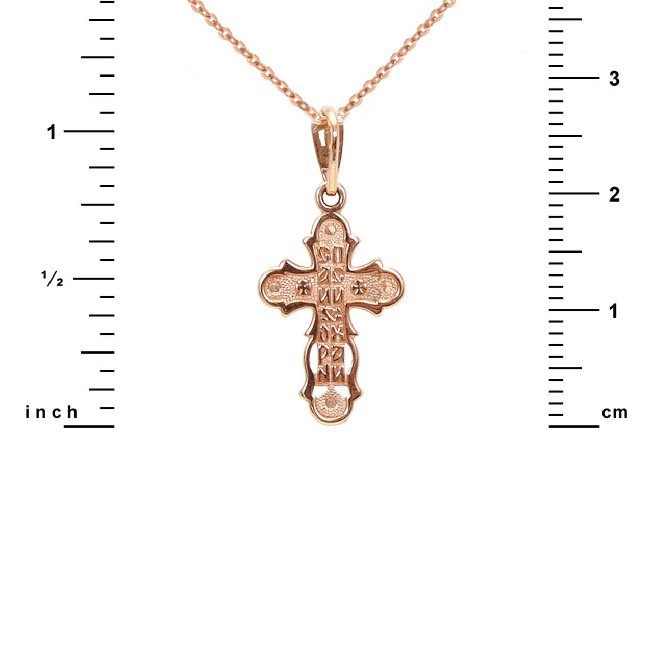 Orthodox Cross Pendants | Orthodox diamond cross | Golden Flamingo
