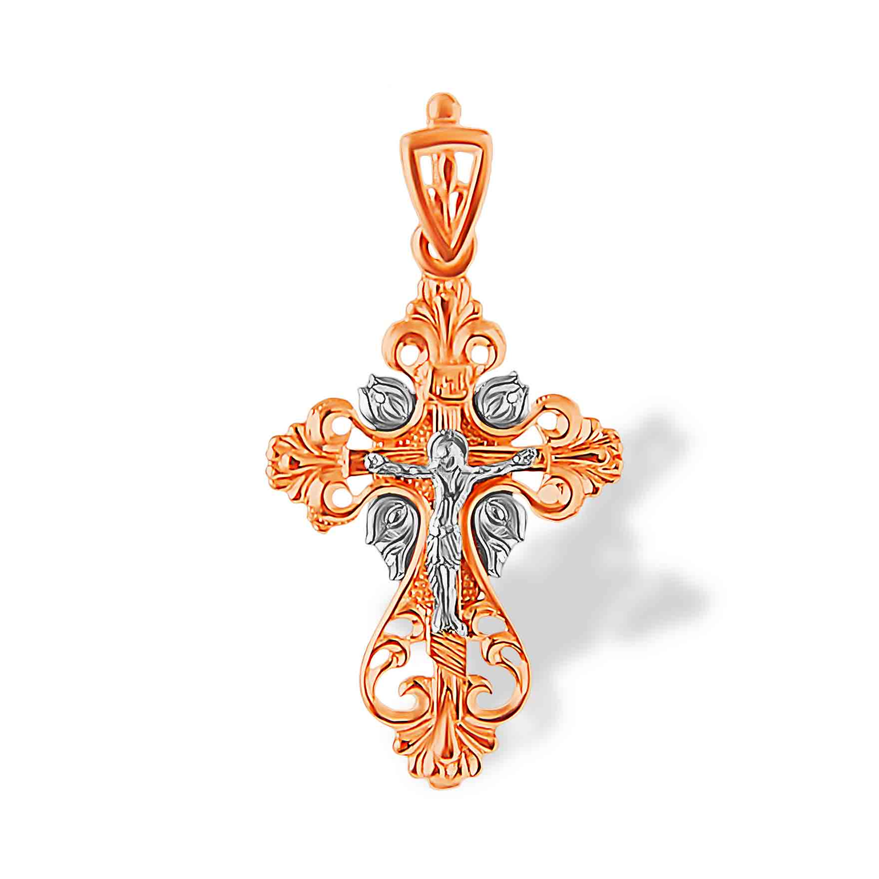 Guardian Angel cross | Golden Flamingo